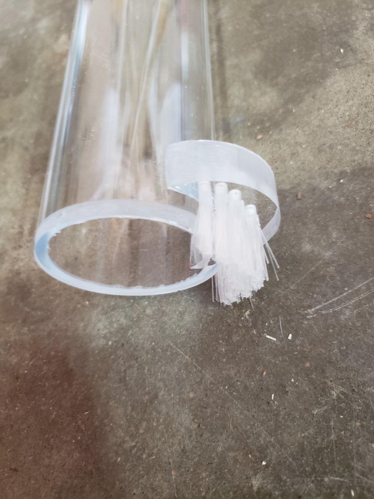 2X24 METER READING TUBE W/MAGNIFIER & BRUSH - The Waterworks Warehouse