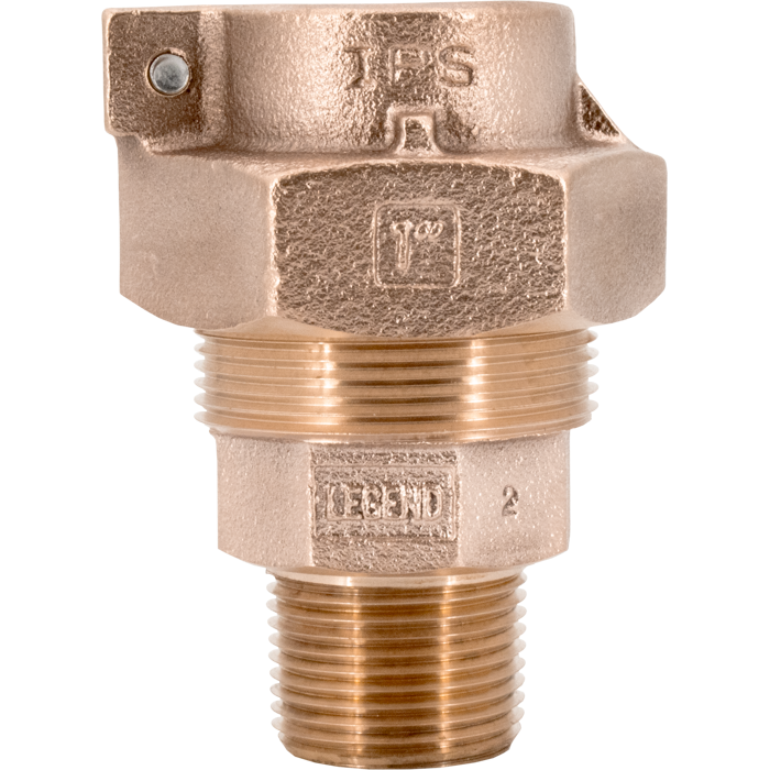 1" T-4320NL No Lead Bronze PE Pipe (IPS) x MNPT Coupling - The ...
