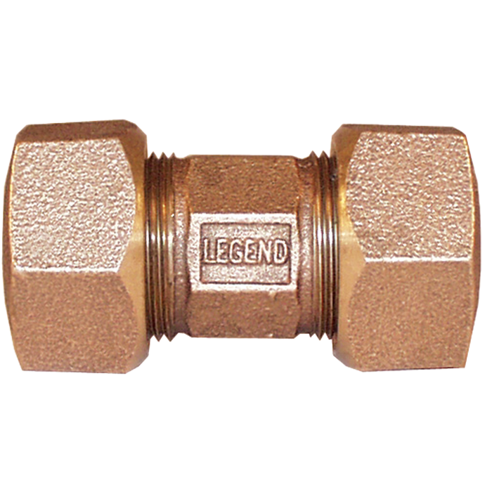 2" T-4351NL No Lead Bronze Compression (CTS) x Compression (CTS) Union ...