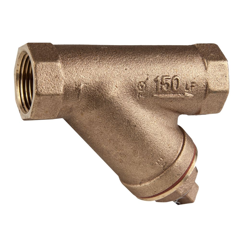 Soval 2-1/2" Bronze Wye Strainer FIP, Lead-Free - The Waterworks Warehouse