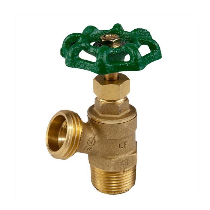Soval 1/2" Lead-Free Brass Boiler Drain - The Waterworks Warehouse