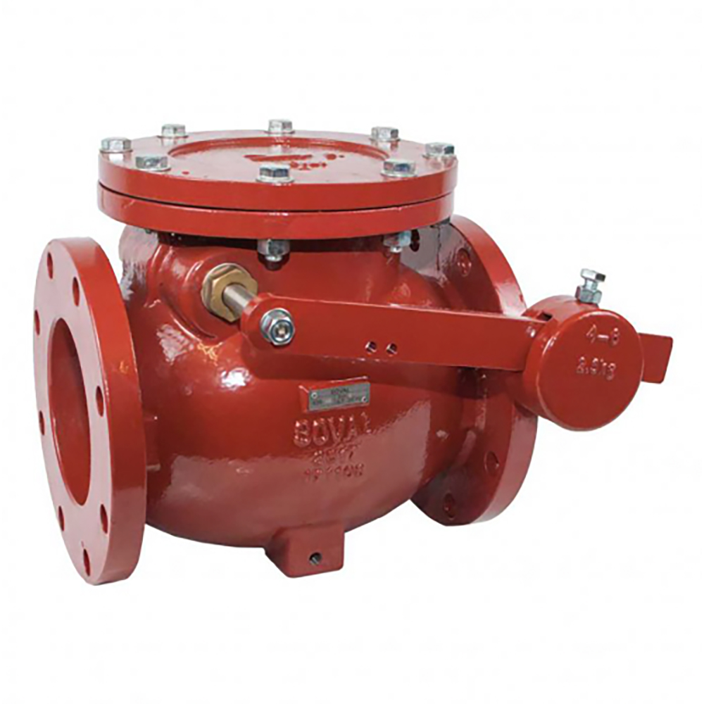 Soval 2-1/2" Ductile Iron Swing Check Valve w/ Lever and Weight Flanged ...