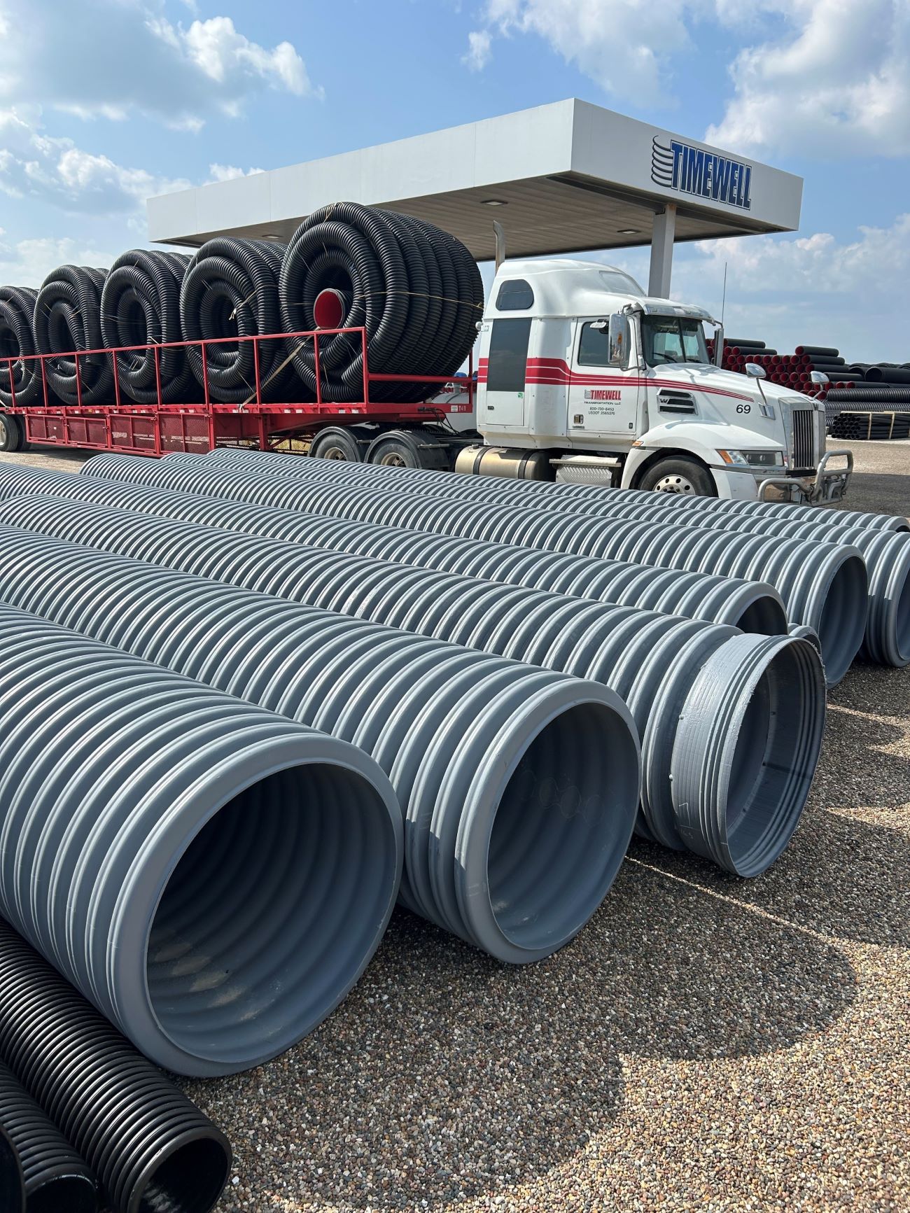 24"X20' POLYPROPYLENE CORRUGATED DUAL WALL STORM PIPE - The Waterworks ...
