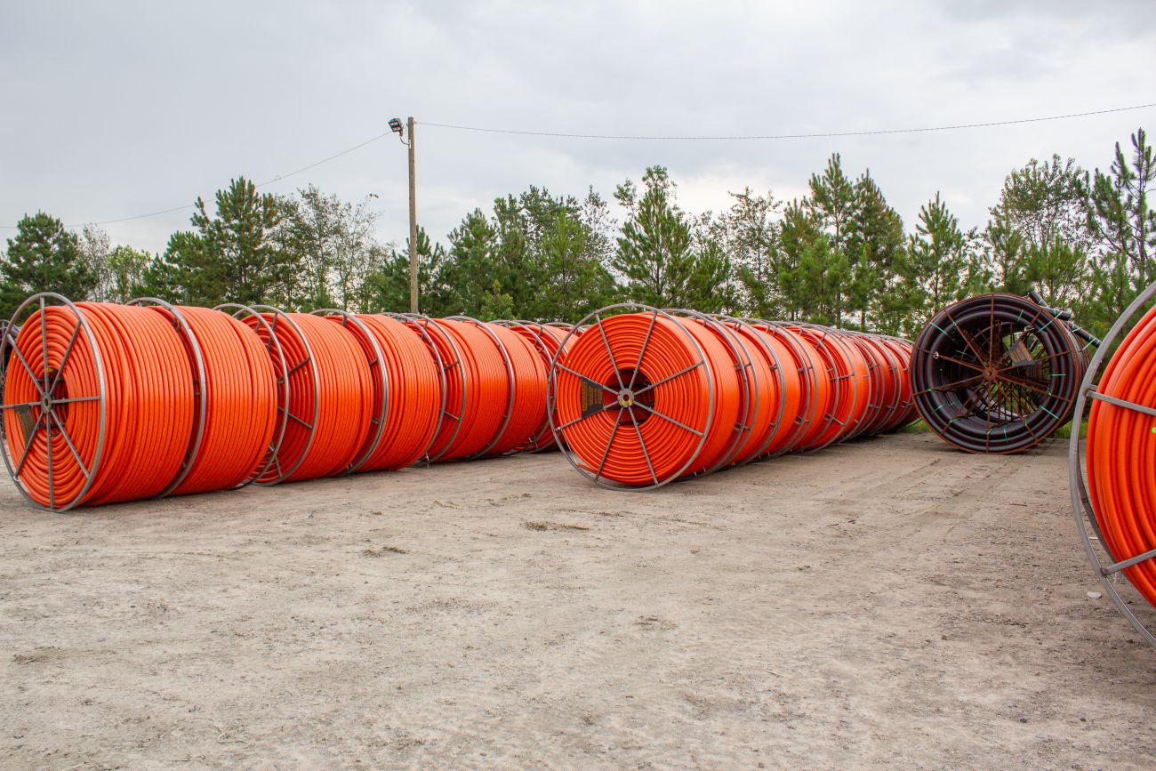 4" SDR11 ORANGE CONDUIT HDPE PIPE 766' - The Waterworks Warehouse