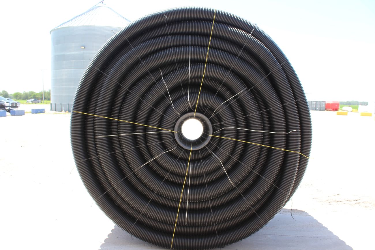 12" Single Wall Corrugated Maxi Coil Pipe - The Waterworks Warehouse